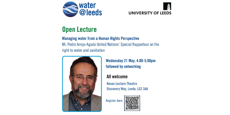 Managing water from a human rights perspective | School of Geography | University of Leeds